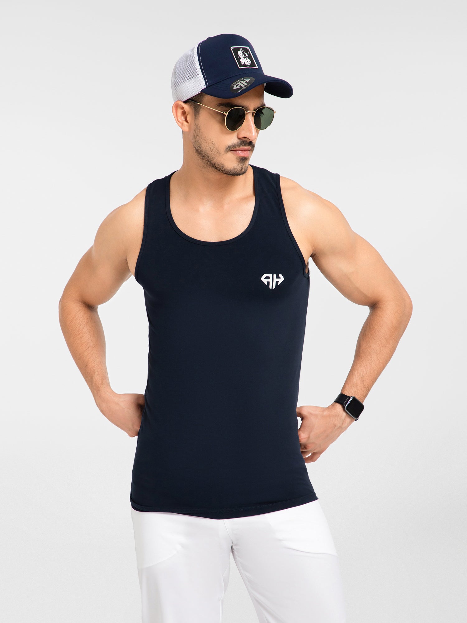 Buy Navy Blue Workout Vests for Men Online at Best Price by Armour ...
